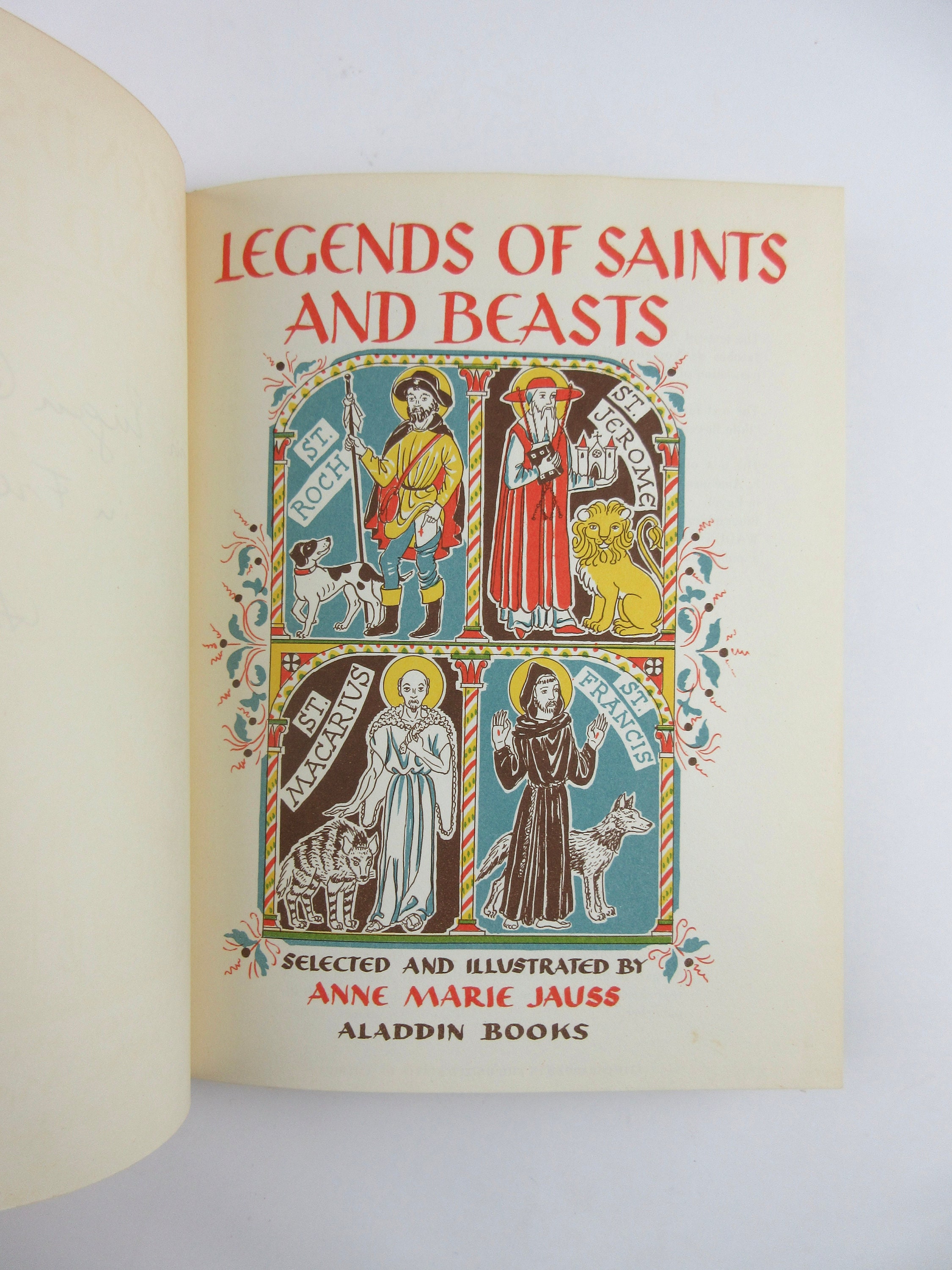 Legends of Saints and Beasts by Anne Marie Jauss Signed - Etsy