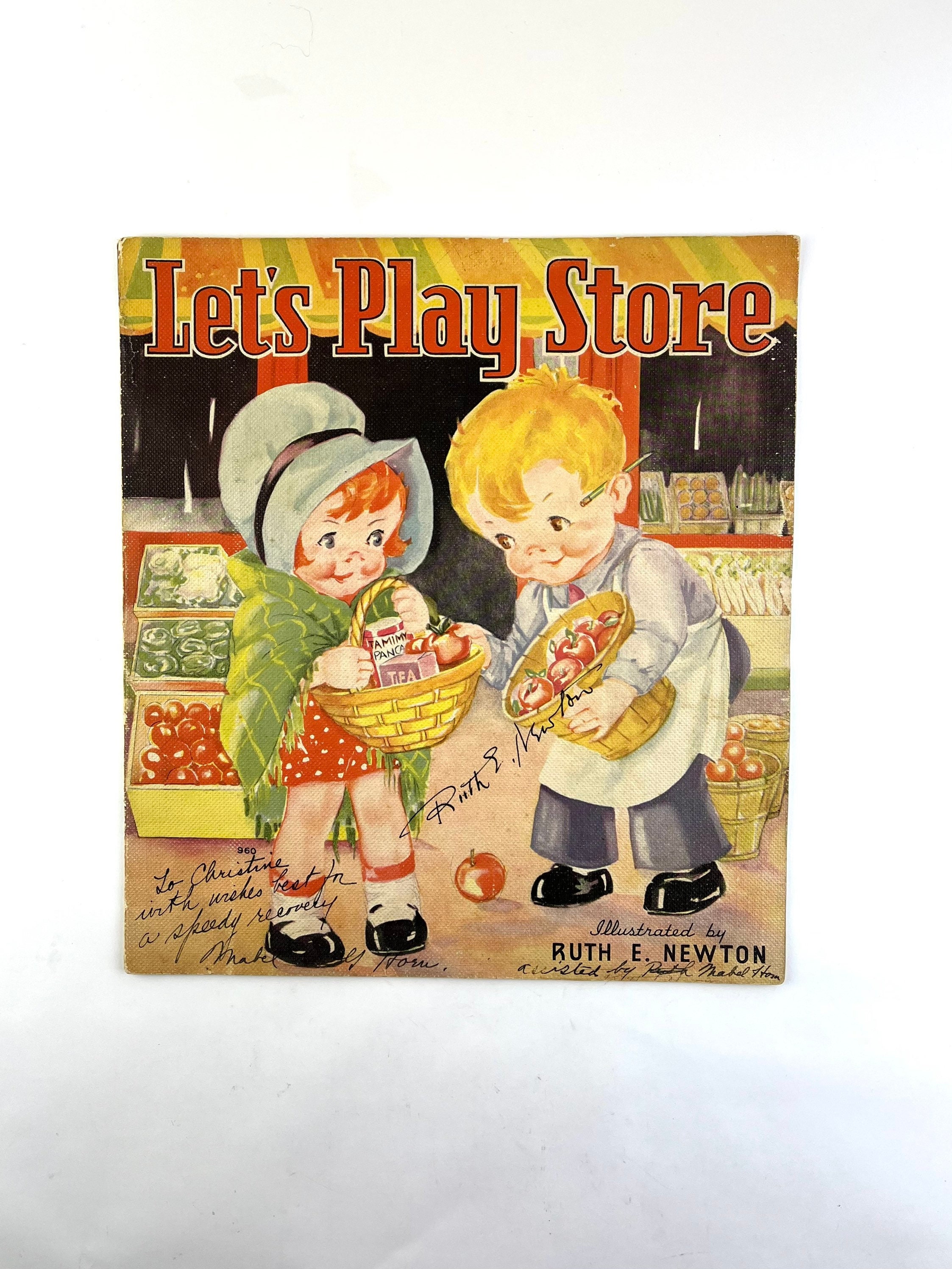 Let's Play Store Ruth E. Newton and Mabel Horn SIGNED - Etsy