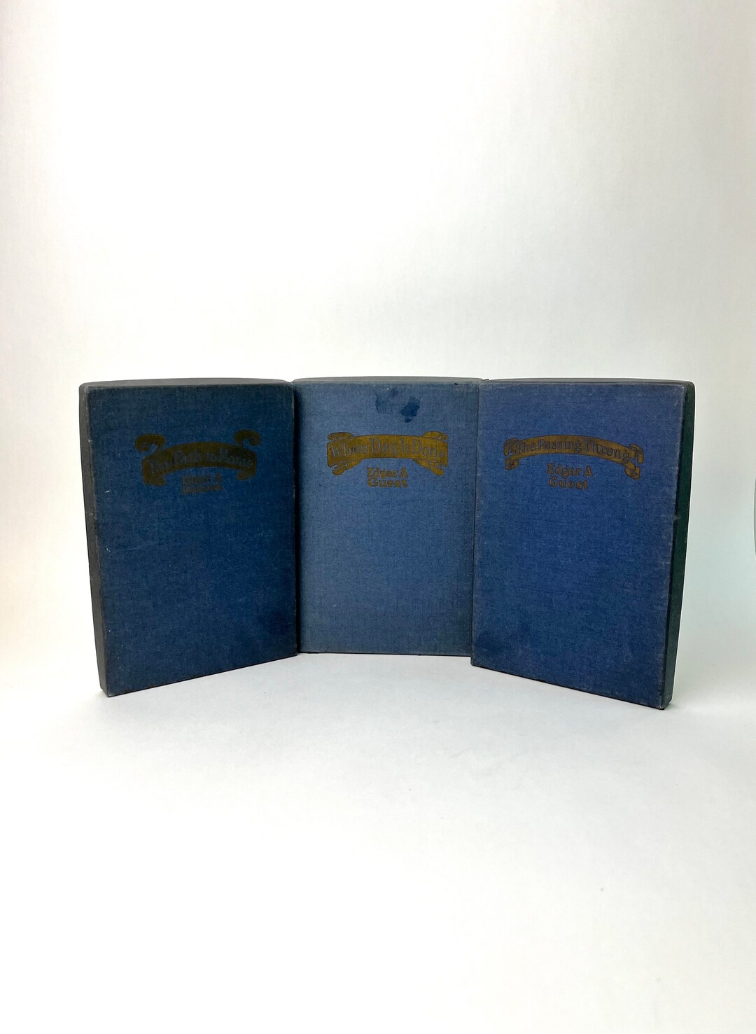 Trio of Edgar Guest Books in Boxes - Etsy