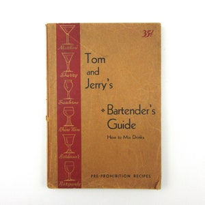 Tom and Jerry's Bartender's Guide 1934 - Etsy