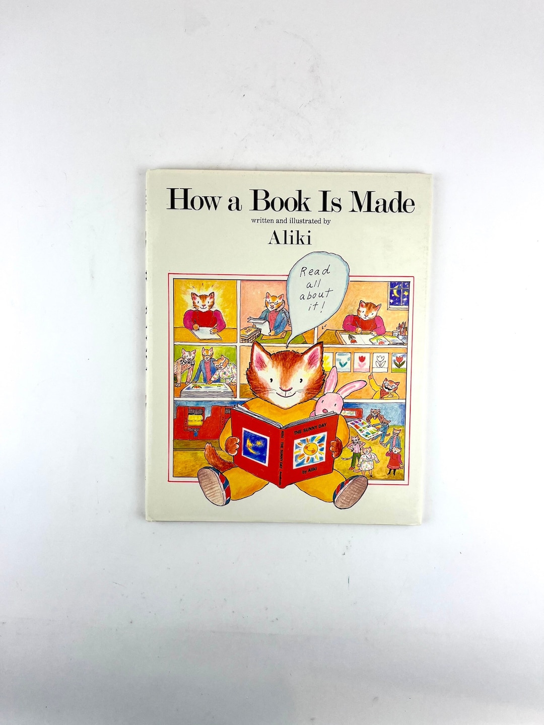 How A Book is Made - Written and Illustrated by Aliki - Etsy