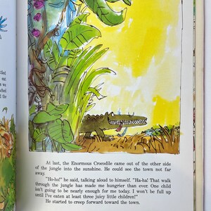 The Enormous Crocodile by Roald Dahl and Quentin Blake - Etsy
