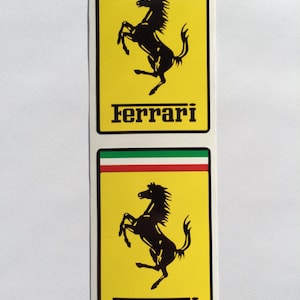 2 Ferrari Decals Emblems - Etsy
