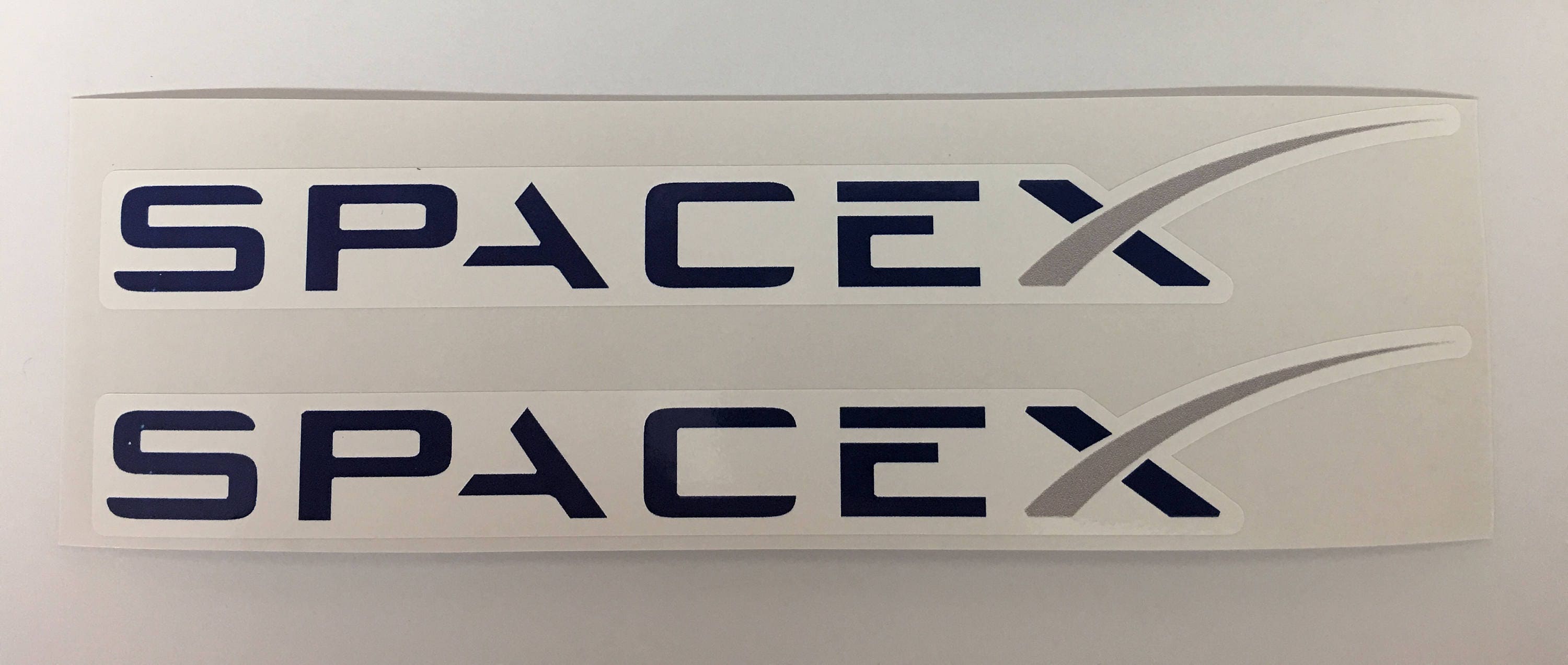2 Spacex Diecut Decals by SBD Decals - Etsy UK