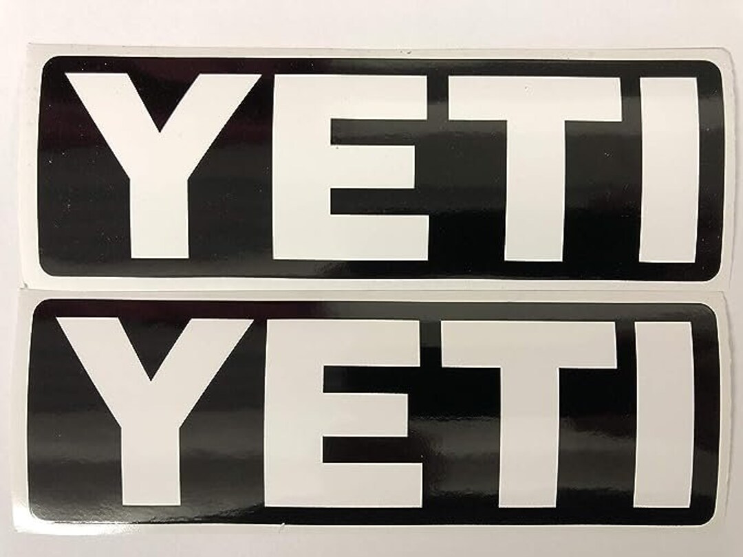 2 YETI Decals - Etsy
