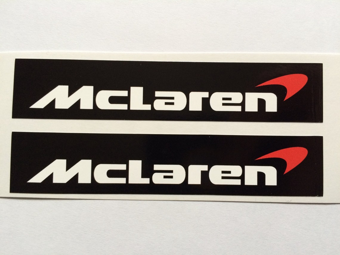 2 Mclaren Die Cut Decals - Etsy