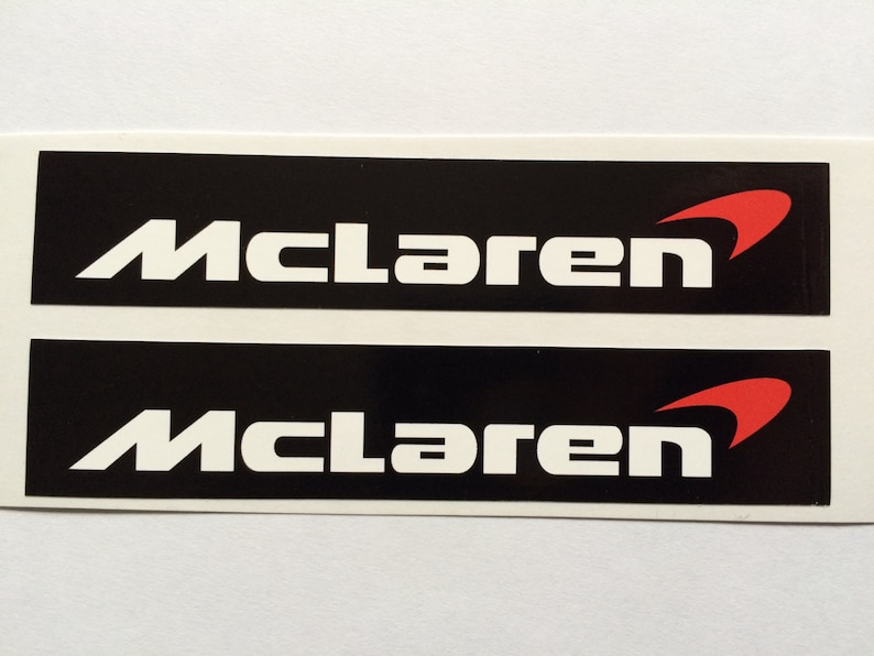 2 Mclaren Die Cut Decals - Etsy
