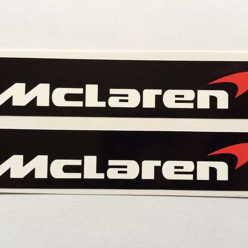 Mclaren Car Decals - Etsy