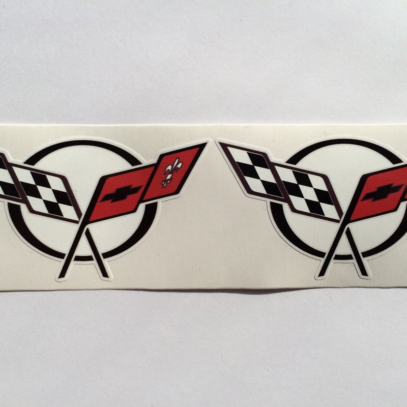 Corvette C5 Emblem Decal - Etsy