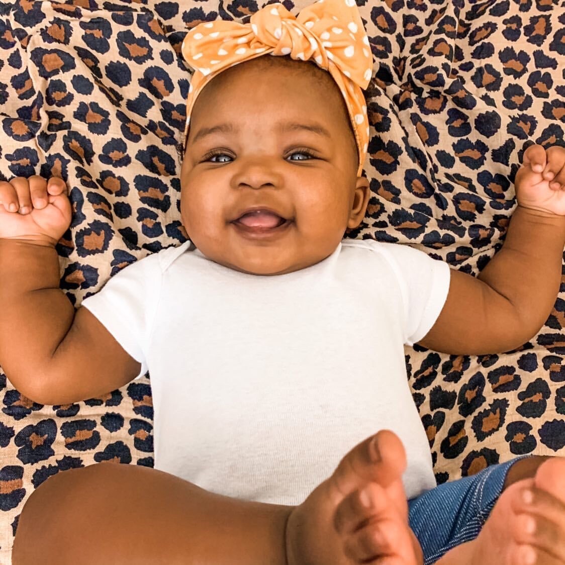 Brown Leopard Muslin Swaddle Blanket Newborn Swaddle Leopard | Etsy