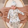 Brown Leopard Muslin Swaddle Blanket, Newborn Swaddle, Leopard Swaddle ...