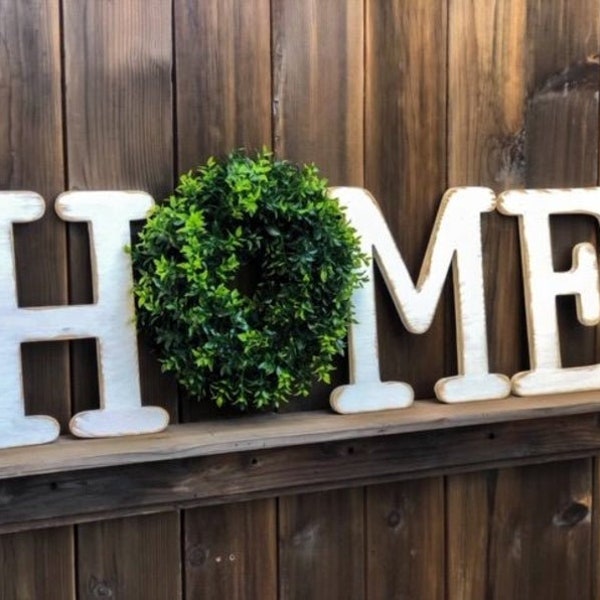 Farmhouse Letters - Etsy