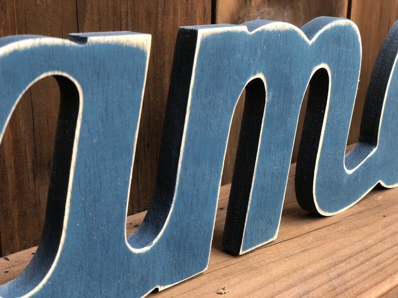 Wood Name Wood Name Sign Baby Name Sign Wood Sign for | Etsy