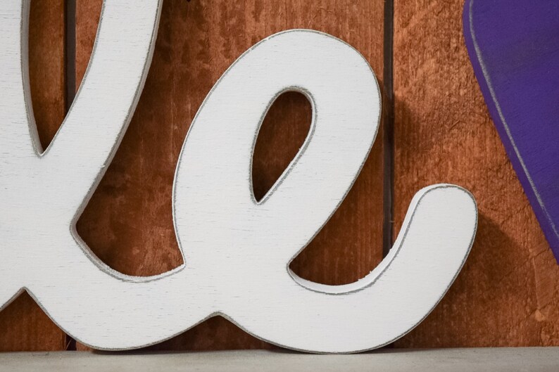 Elle Baby Name Wooden Sign Nursery Decor Baby name signs | Etsy