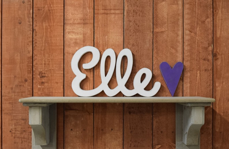 Elle Baby Name Wooden Sign Nursery Decor Baby name signs | Etsy