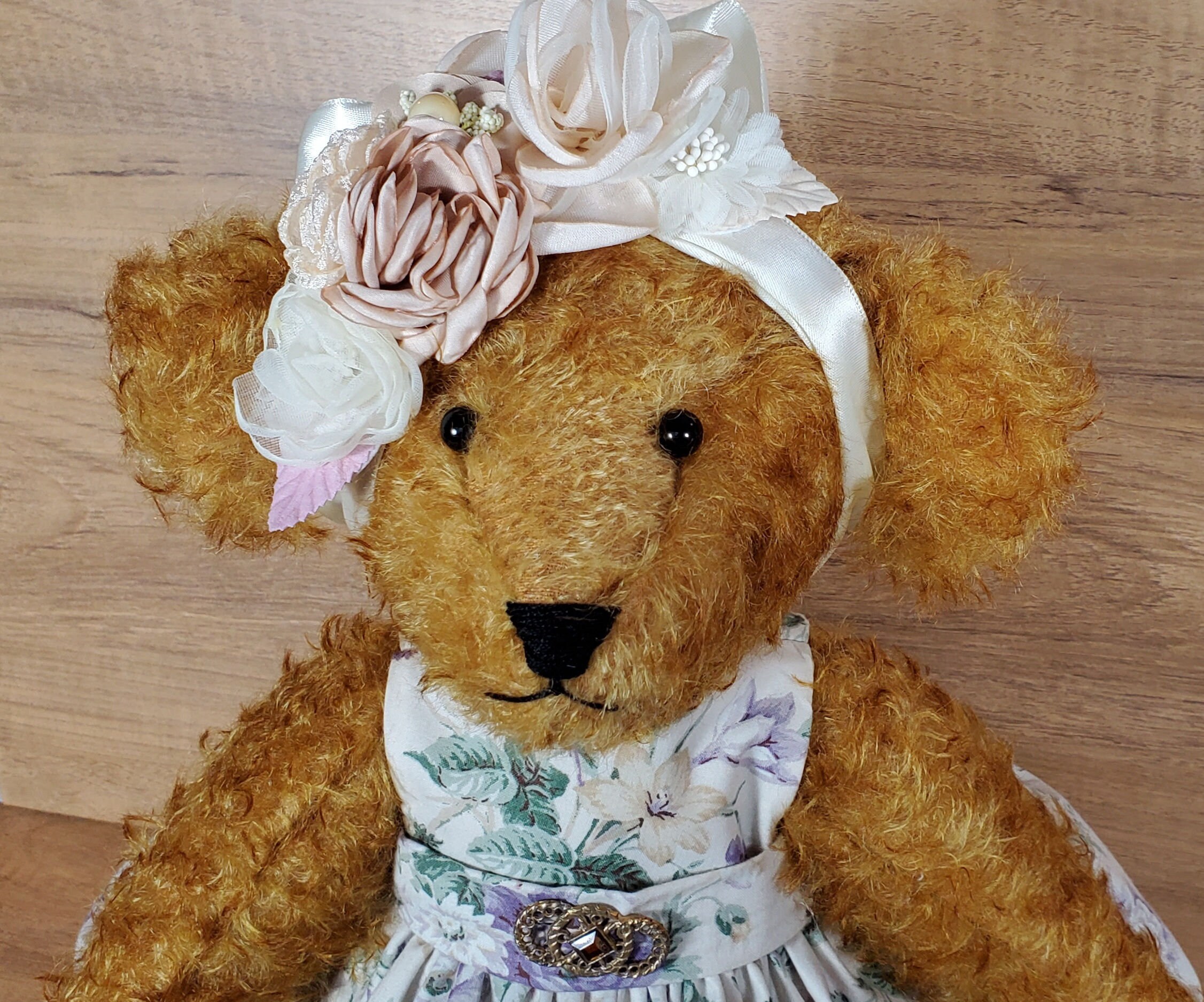 OOAK Teddy Bear Jointed Teddy Bear Stuffed Teddy Bear Hand Made Teddy ...