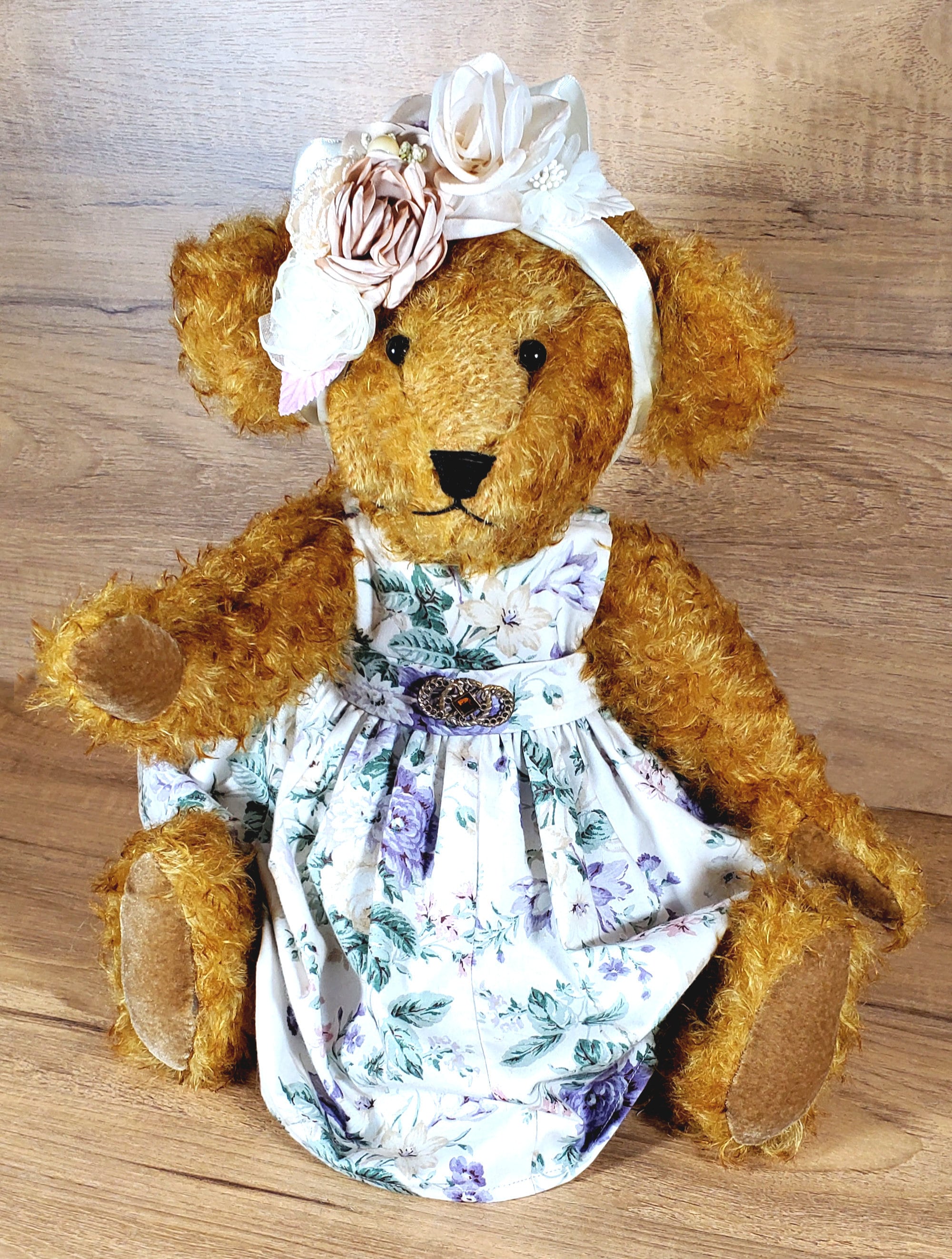 OOAK Teddy Bear Jointed Teddy Bear Stuffed Teddy Bear Hand Made Teddy ...