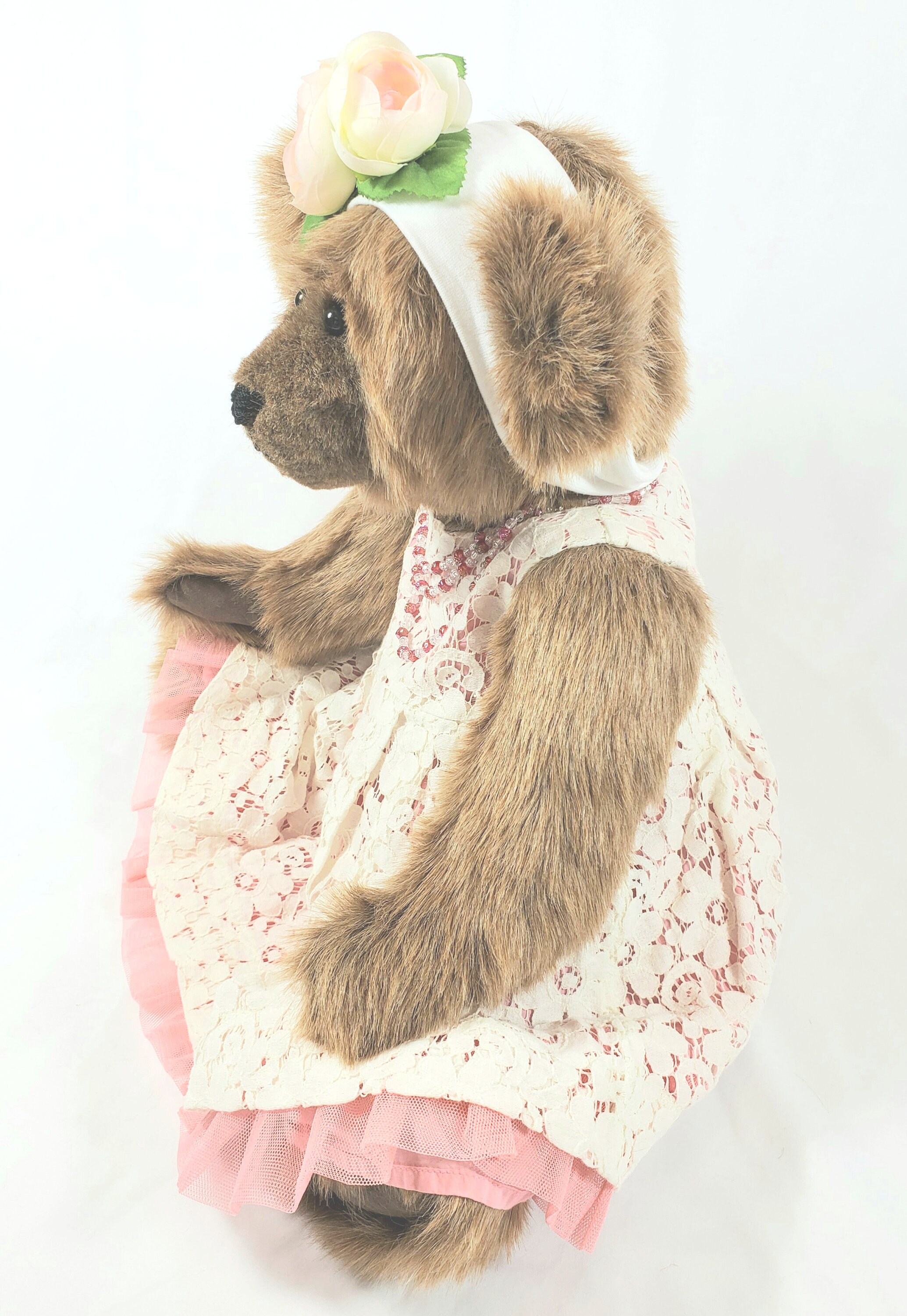 Handmade Teddy Bear, Jointed Teddy Bear, Stuffed Teddy Bear, Dressed ...