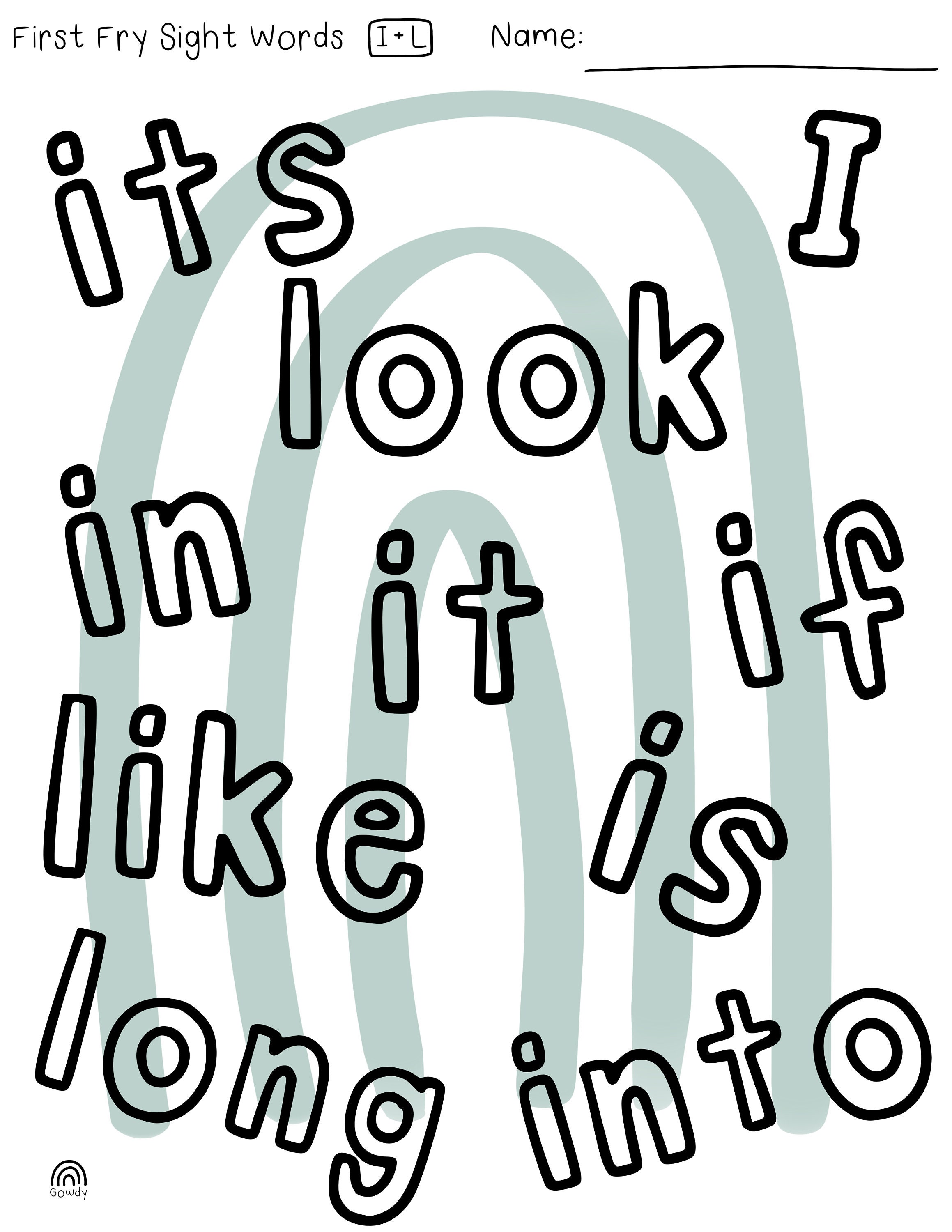 Fry First 100 Sight Words Coloring Sheets - Etsy