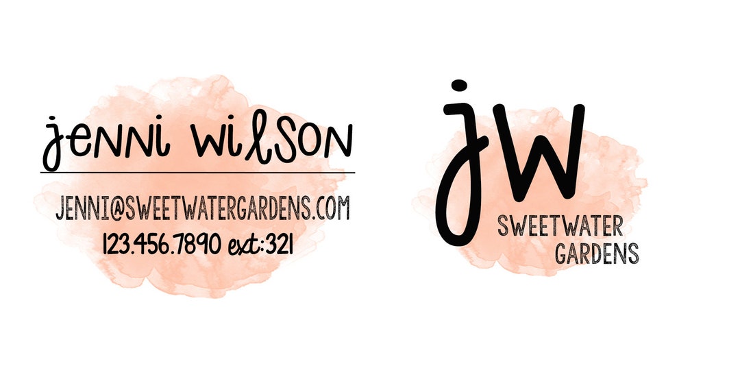 Custom Email Signature and Logo Set - Etsy