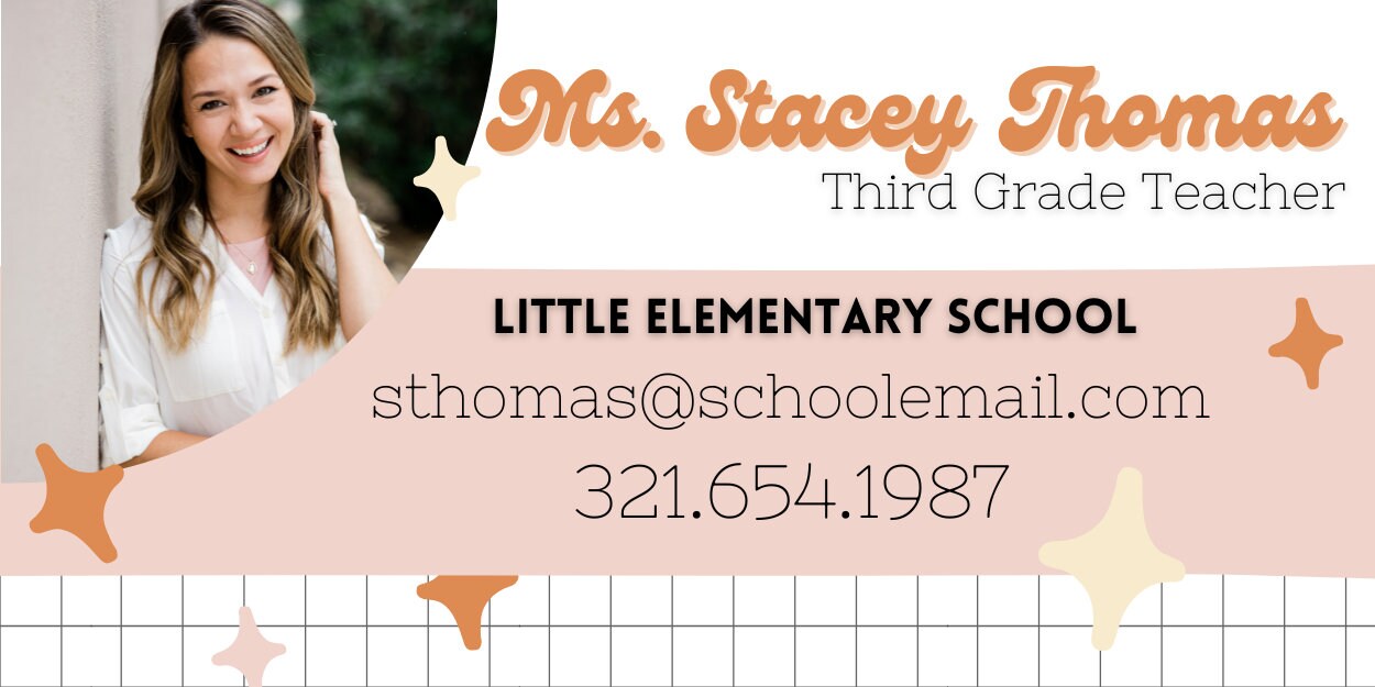 Email Signature-canva Template Custom Email Signature - Retro - Etsy