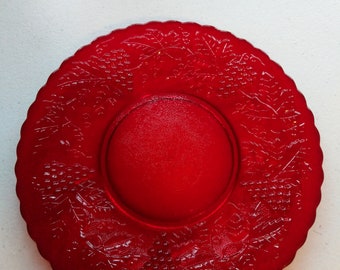 Ruby Red Glass Grape - Etsy