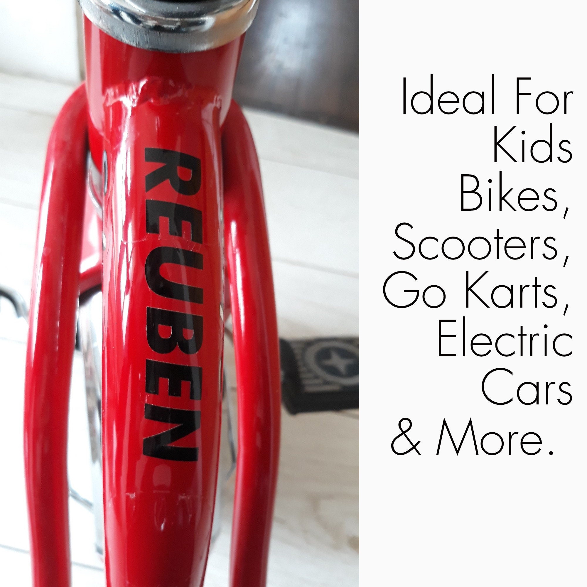 Custom Vinyl Bike Sticker / Decal. personalised sticker | Etsy