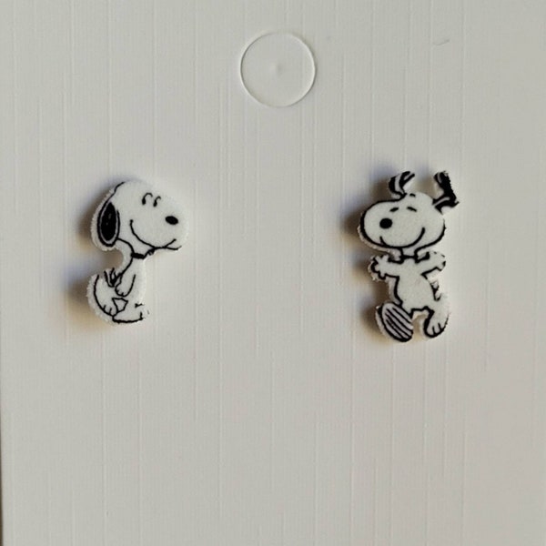 Snoopy Earrings - Etsy