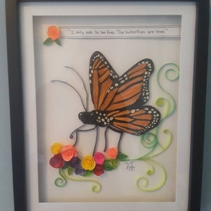 The Monarch - Paper Quilling Art - Etsy