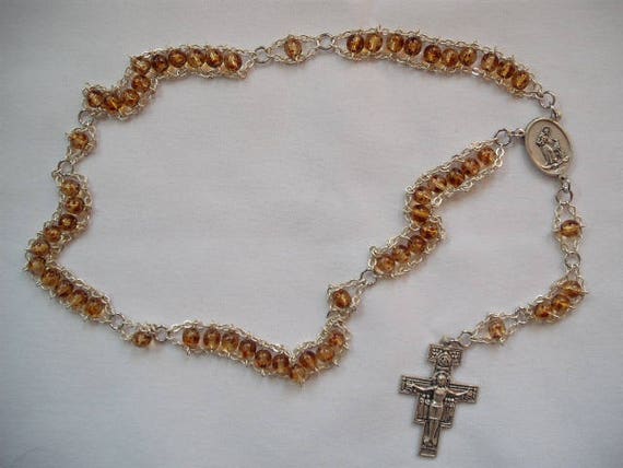 St. Francis Ladder Rosary | Etsy