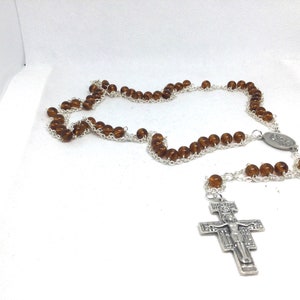 Franciscan Ladder Rosary Capuchin St. Francis St. Anthony - Etsy