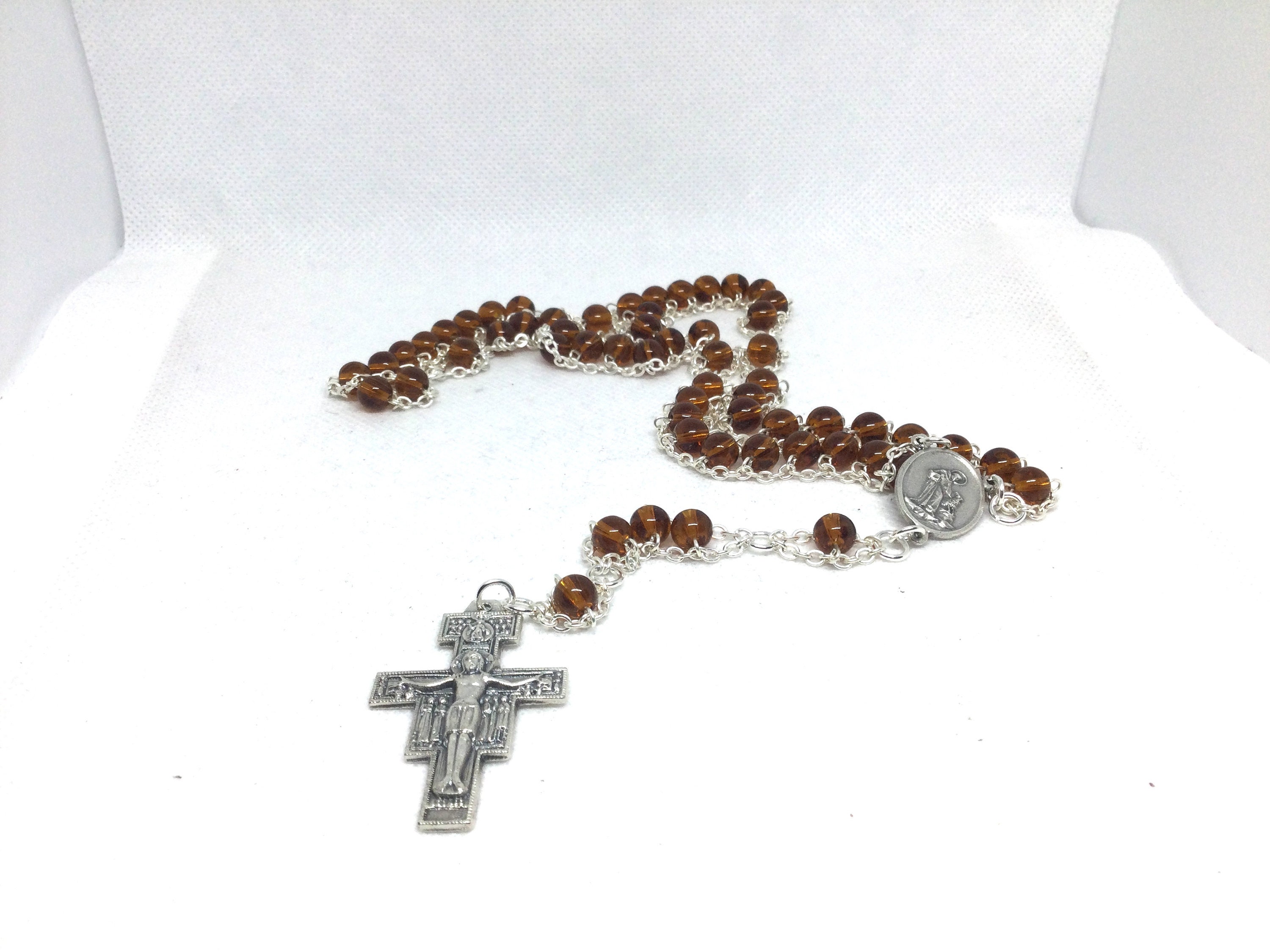 Franciscan Ladder Rosary Capuchin St. Francis St. Anthony - Etsy
