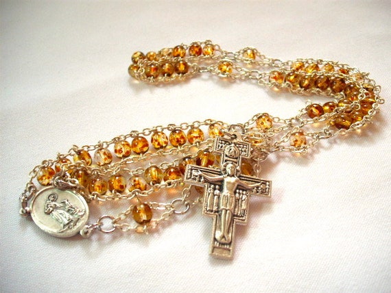 St. Francis Ladder Rosary - Etsy