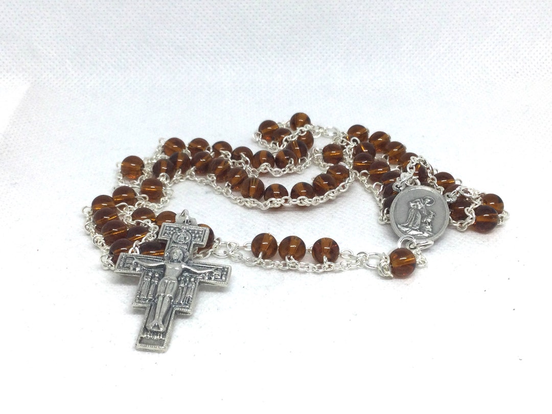 Franciscan Ladder Rosary Capuchin St. Francis St. Anthony - Etsy