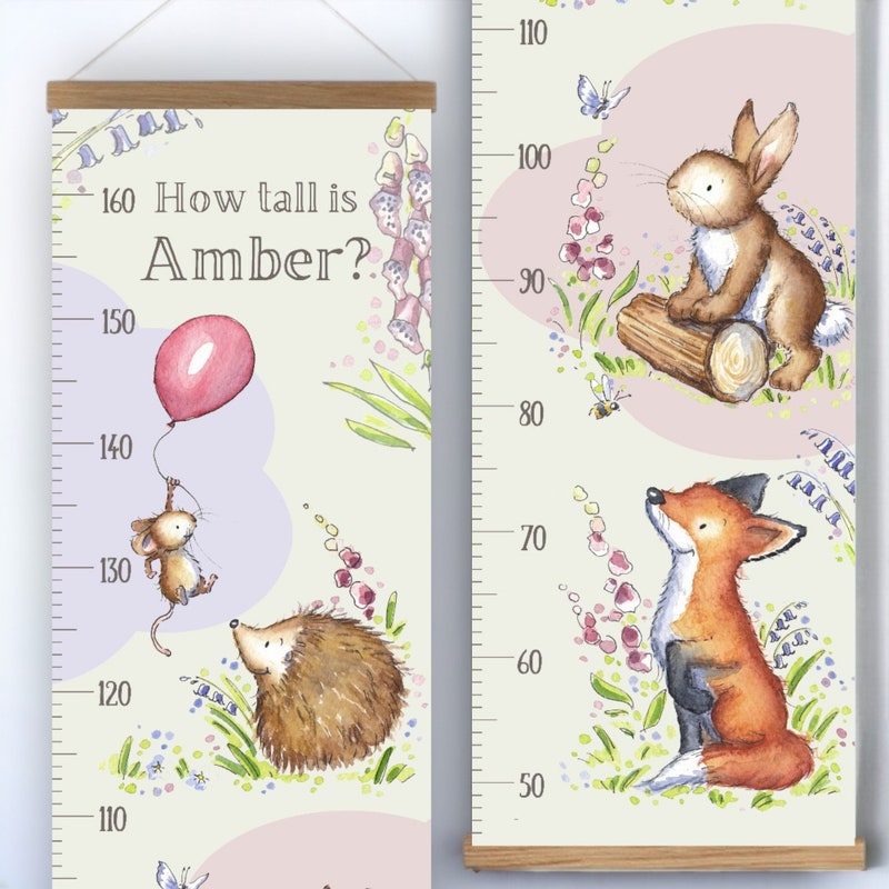 Woodland Growth Chart - Etsy