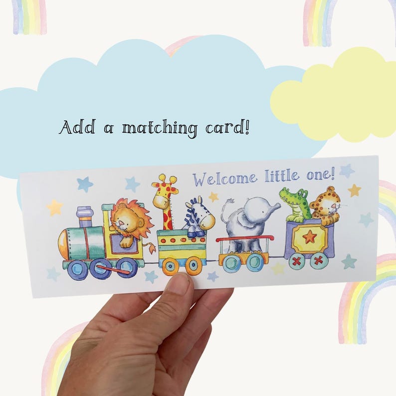 Baby Animal Train Cross Stitch Kit – Birth Sampler, Bothy Threads, Choo ...