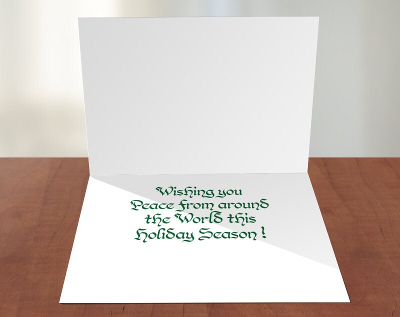 Peace Dove Card Template Pdfs - DIY Printable Customizable - Etsy