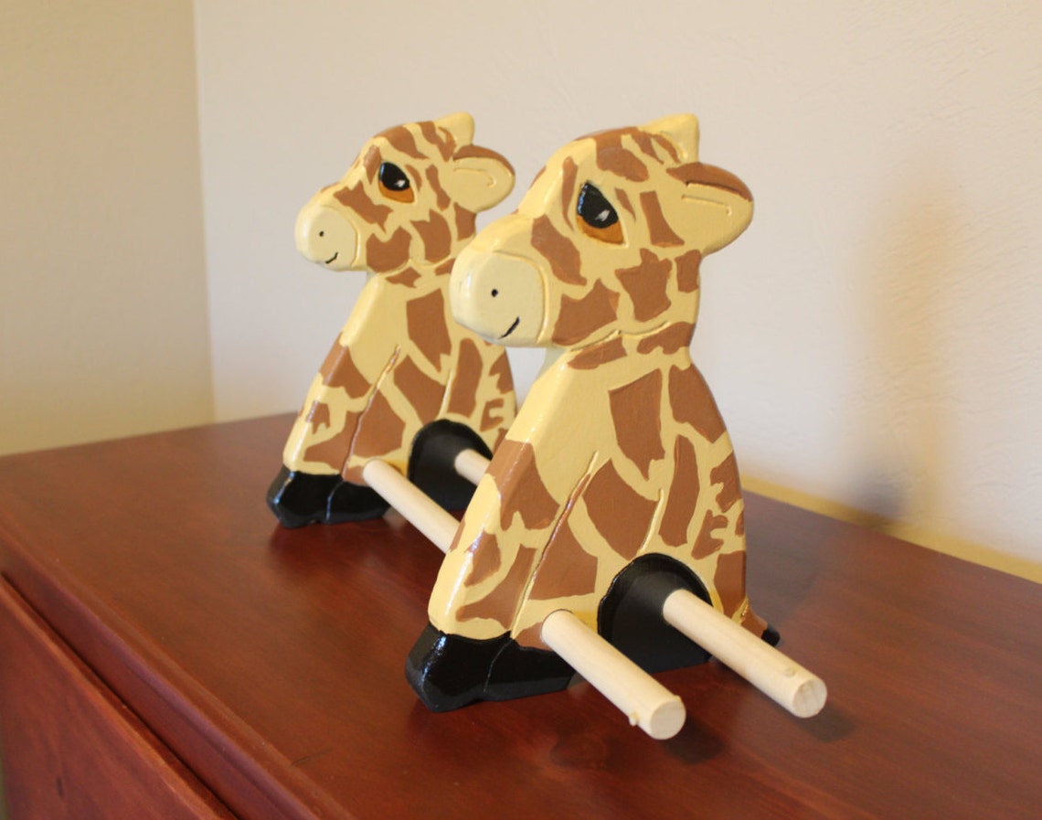 Wooden Giraffe Bookshelf - Etsy