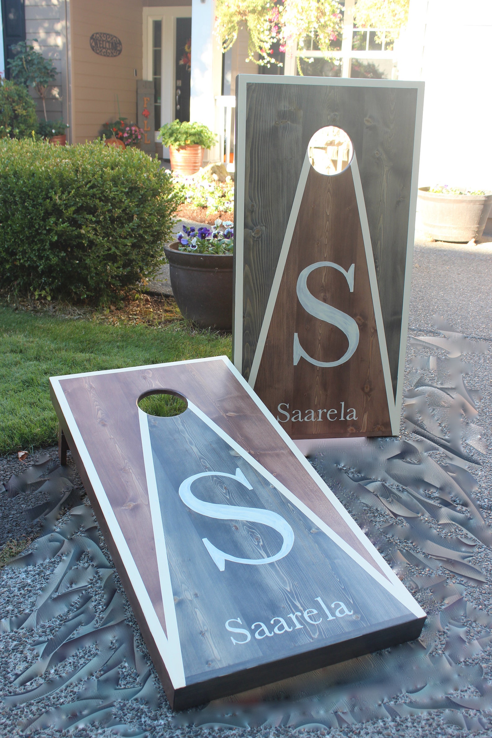 Deluxe Custom Made Cornhole Boards - Etsy