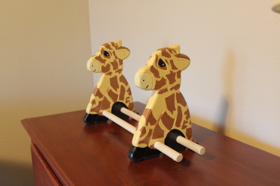 Wooden Giraffe Bookshelf | Etsy
