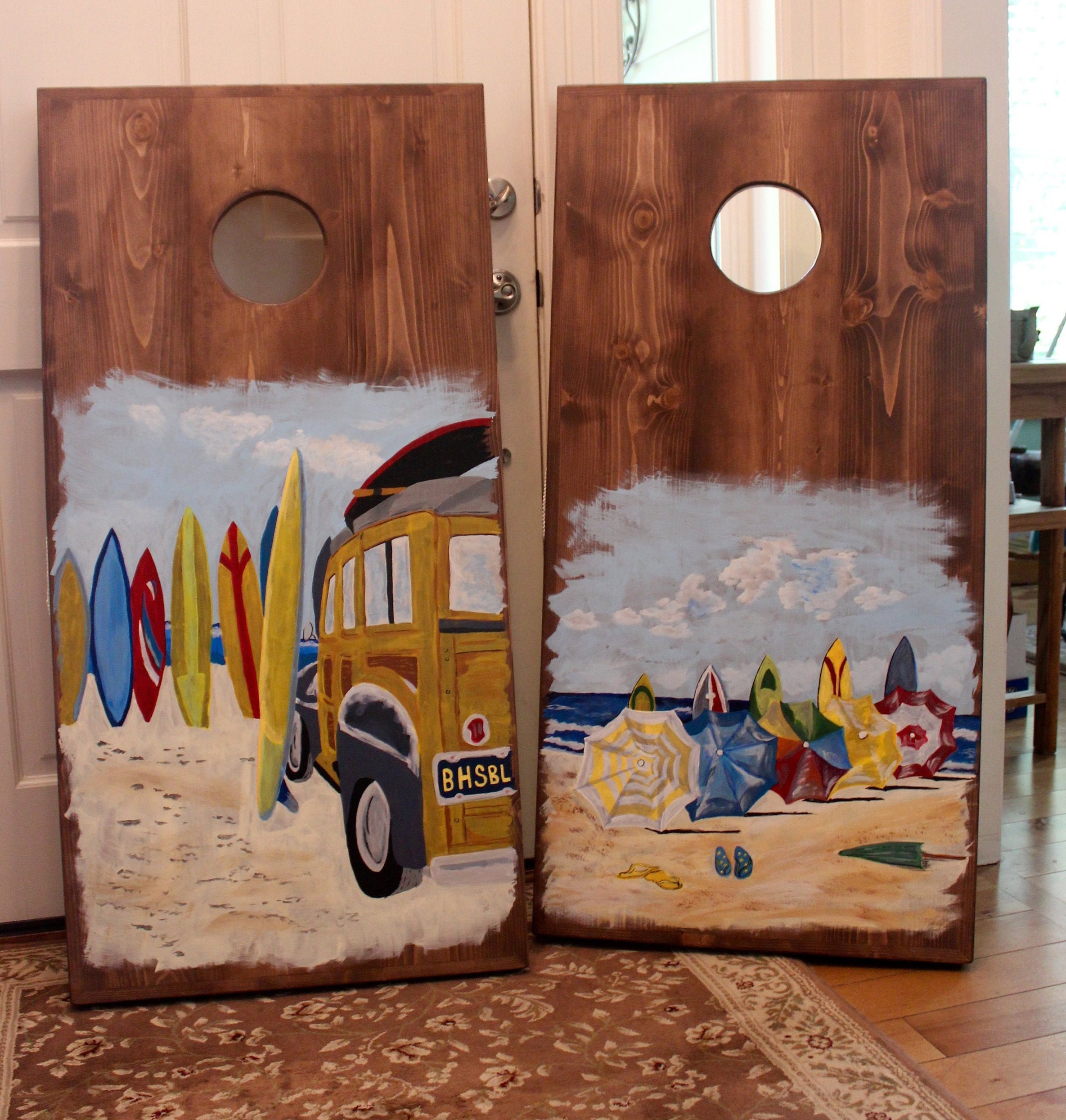 Deluxe Custom Made Cornhole Boards | Etsy