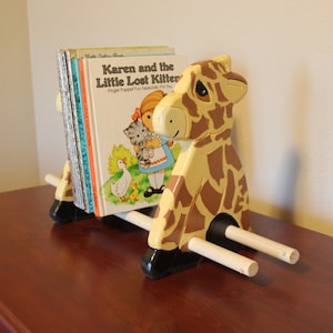 Wooden Giraffe Bookshelf - Etsy