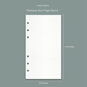 Printable | Planner | Personal Size | Undated | Year on Two Pages ...