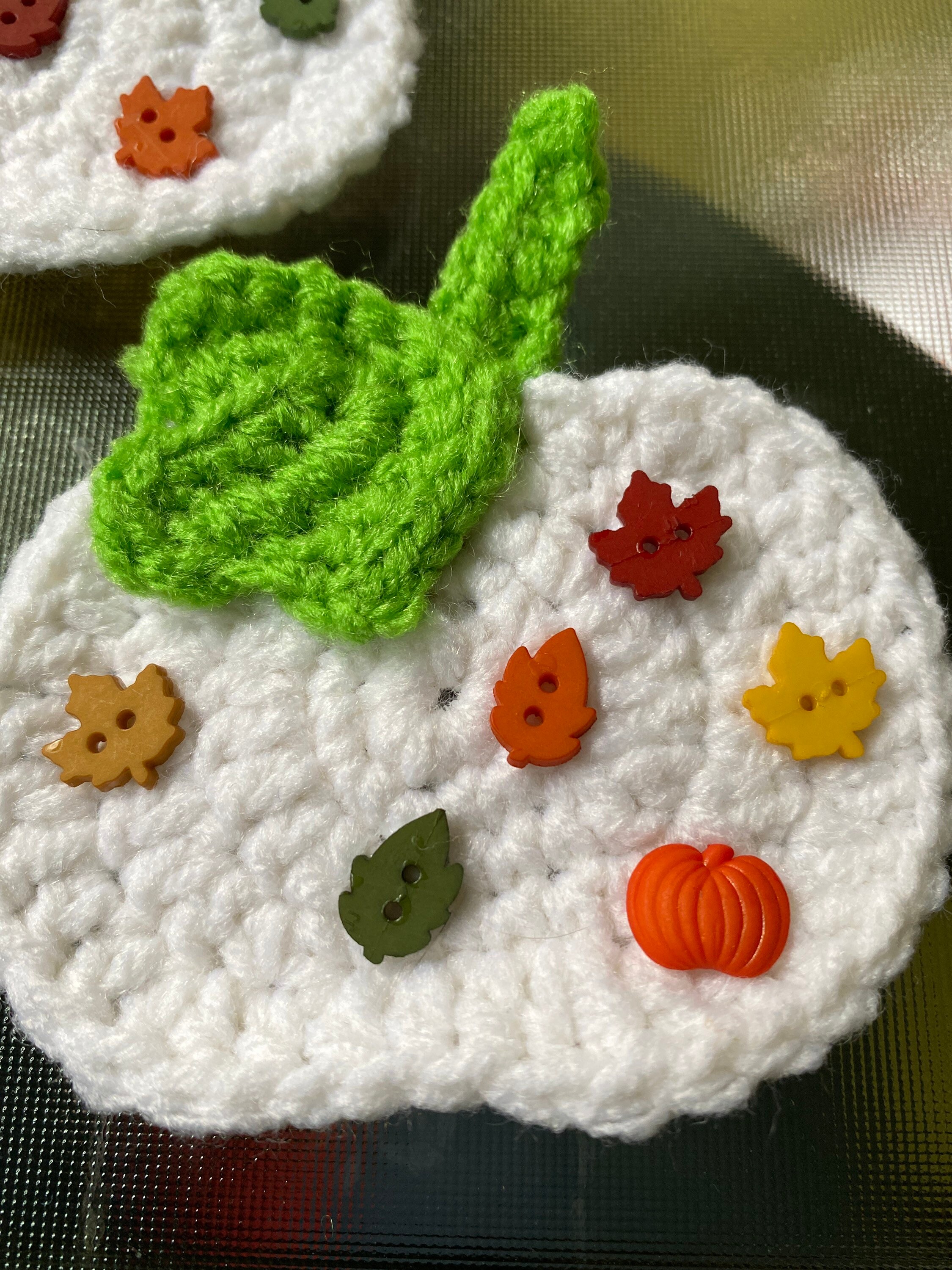 Set of 3 Crocheted Pumpkin Fridge Magnets-autumn - Etsy