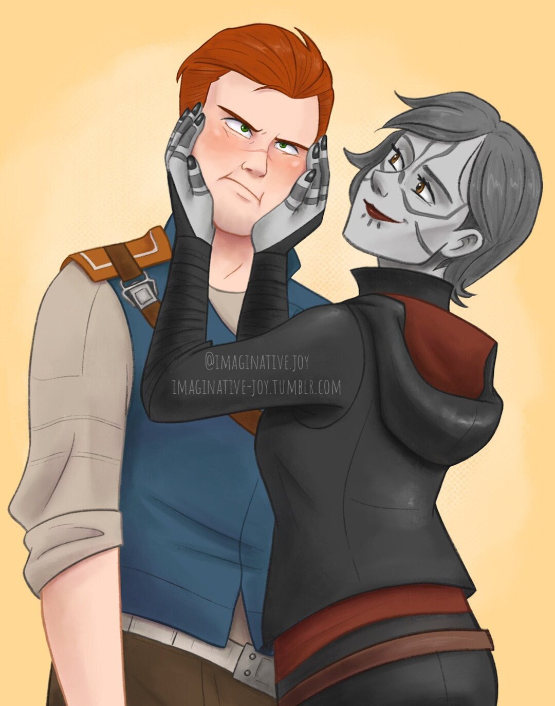 Nightsister and Scrapper Squishy Face Cute Art Print - Etsy