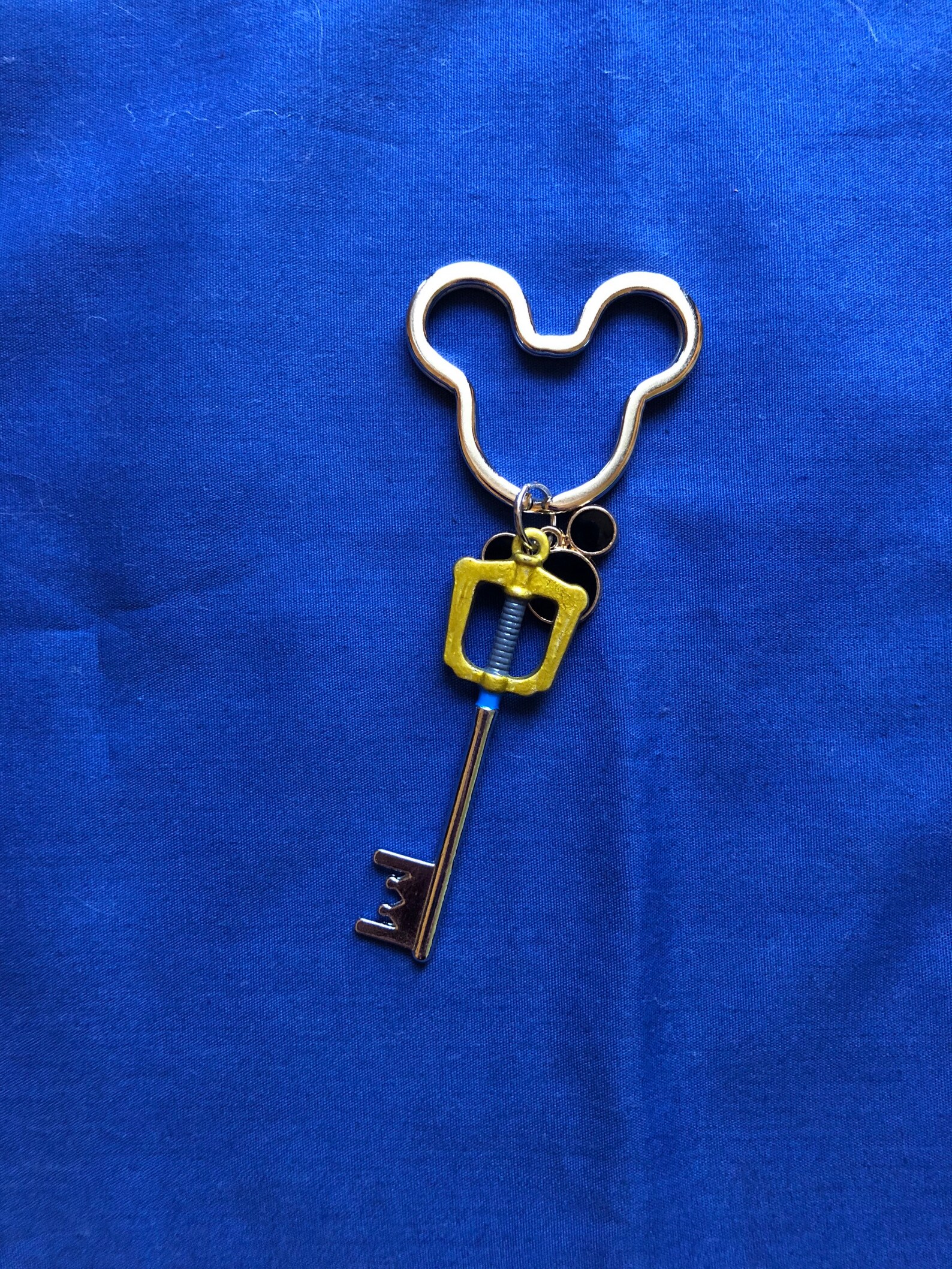 Kingdom Hearts Keyblade Keychains Hand-painted With Charms - Etsy
