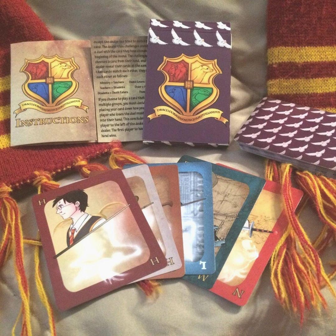 Wizardry Deck of Cards - Etsy