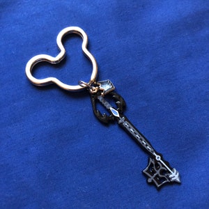 Kingdom Hearts Keyblade Keychains Hand-painted With Charms - Etsy