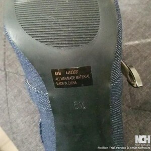 New Comfort Blue Denim Shoes 6.5 - Etsy
