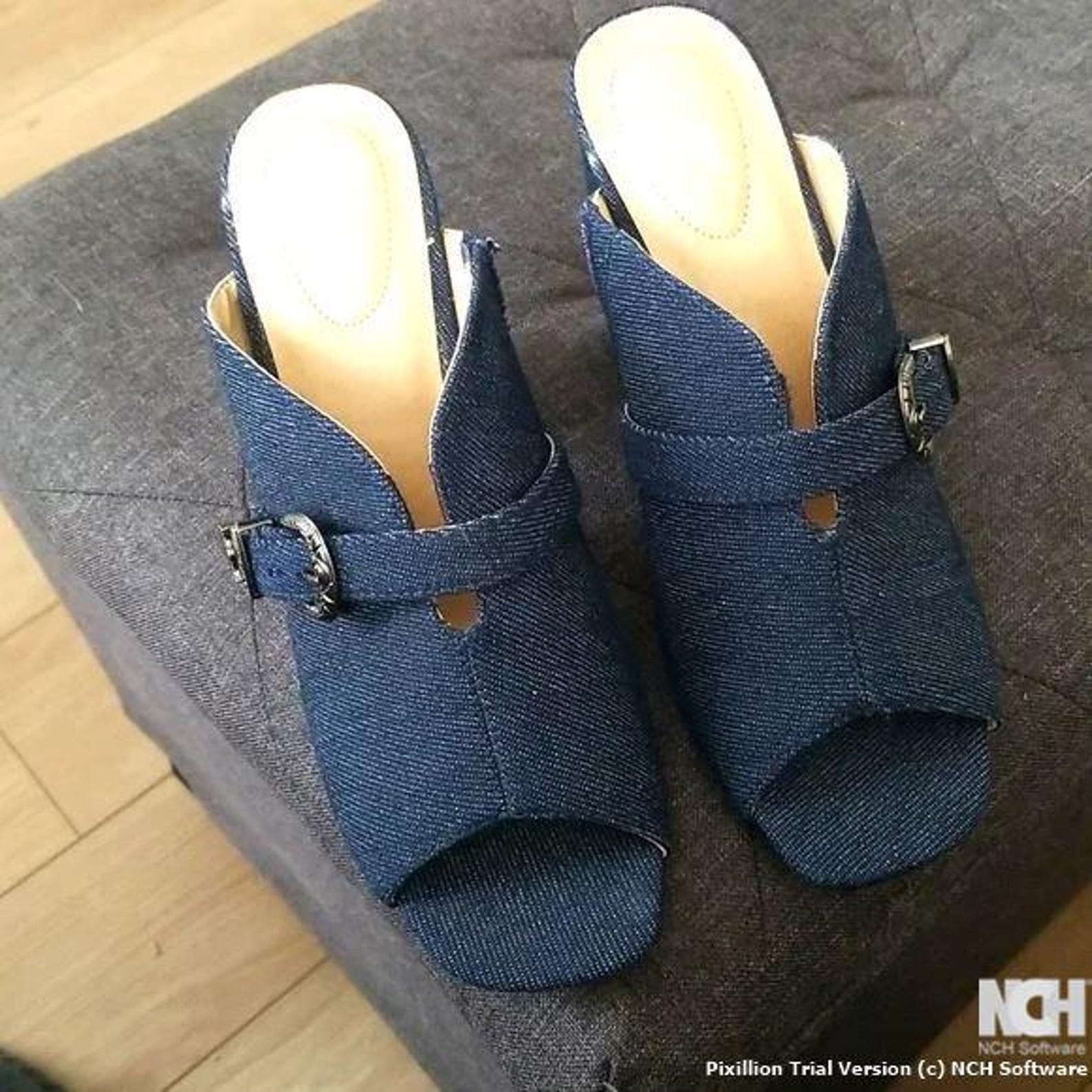 New Comfort Blue Denim Shoes 6.5 - Etsy